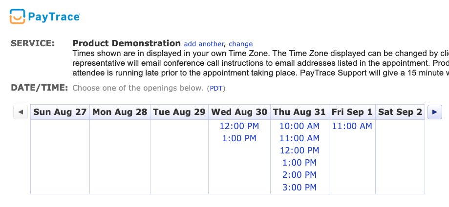 PayTrace Product Demo